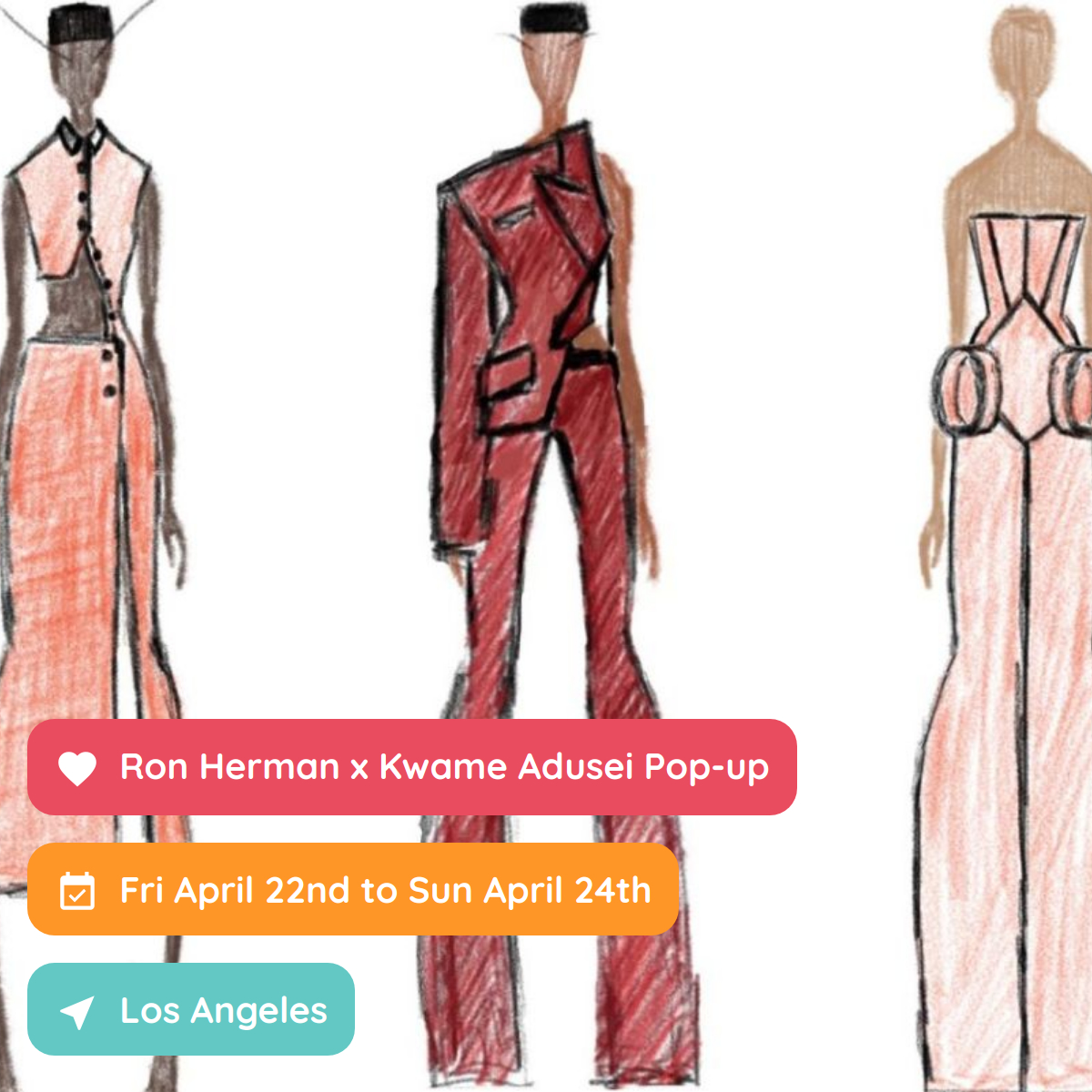 Ron Herman x Kwame Adusei Pop-up, Los Angeles, April 2022