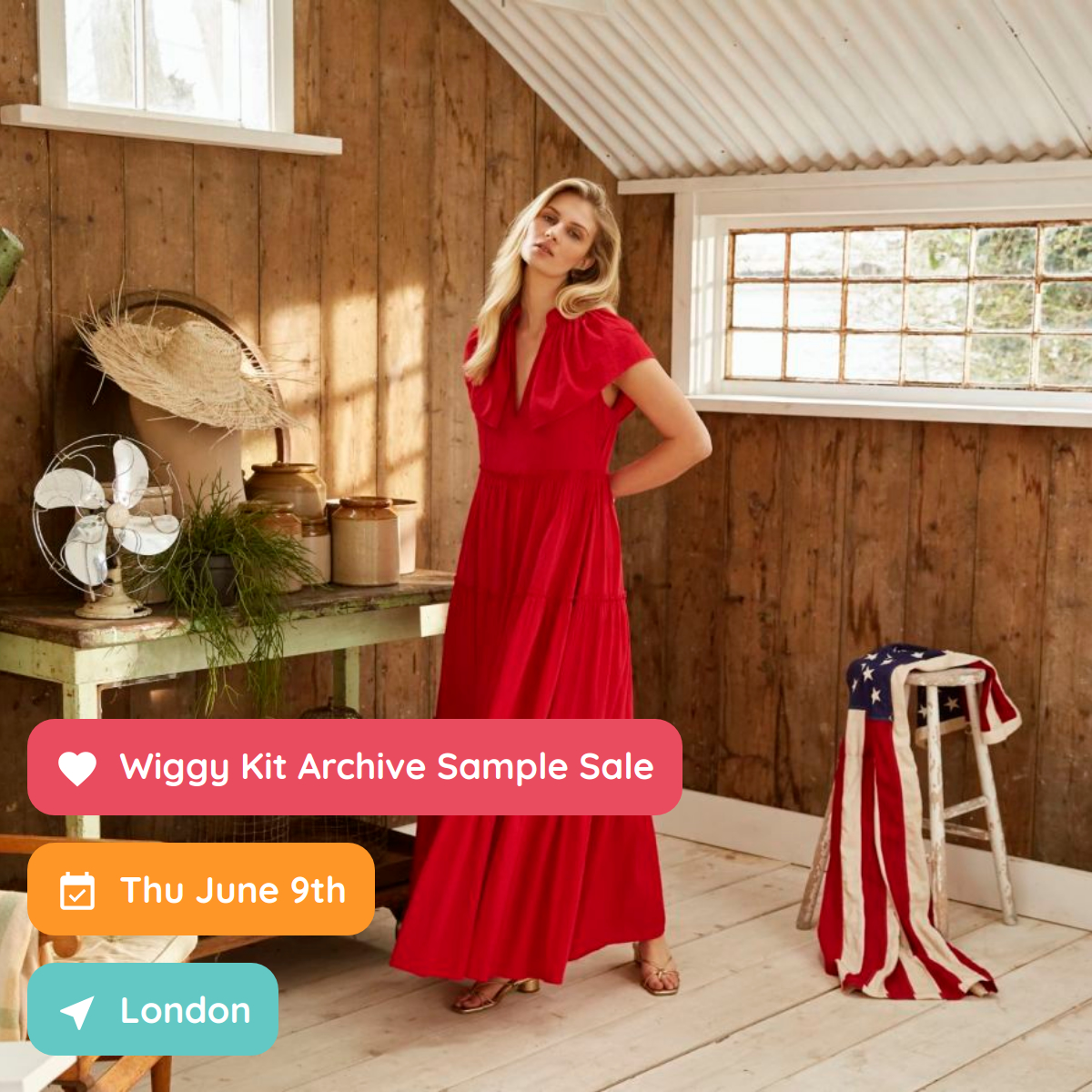 Wiggy Kit Archive Sample Sale, London, June 2022