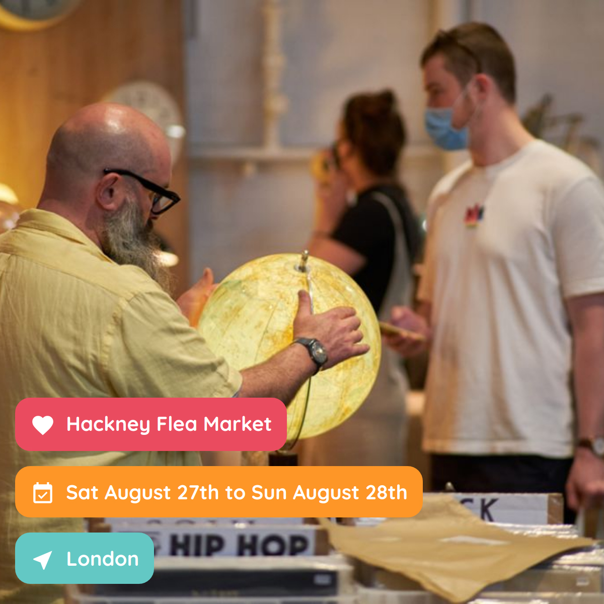 Hackney Flea Market, London, August 2022
