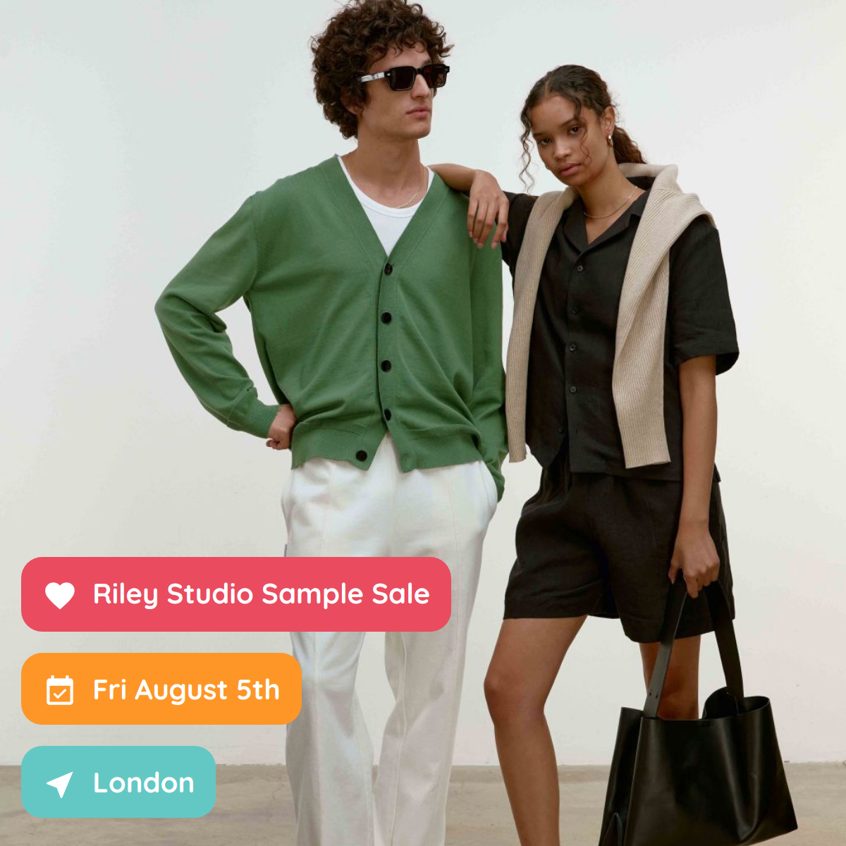 Riley Studio Sample Sale, London, August 2022
