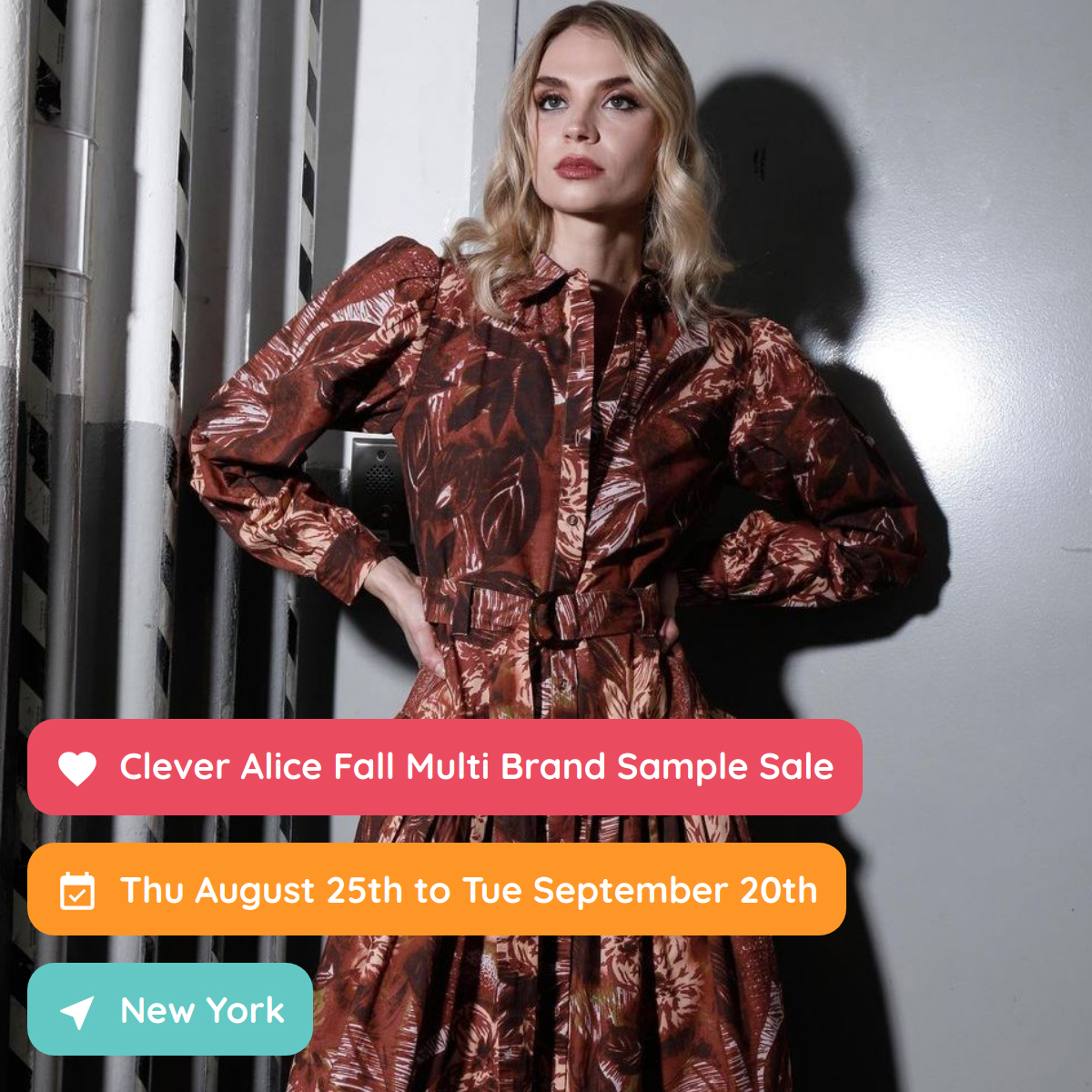 Clever Alice Fall Multi Brand Sample Sale, New York, August 2022