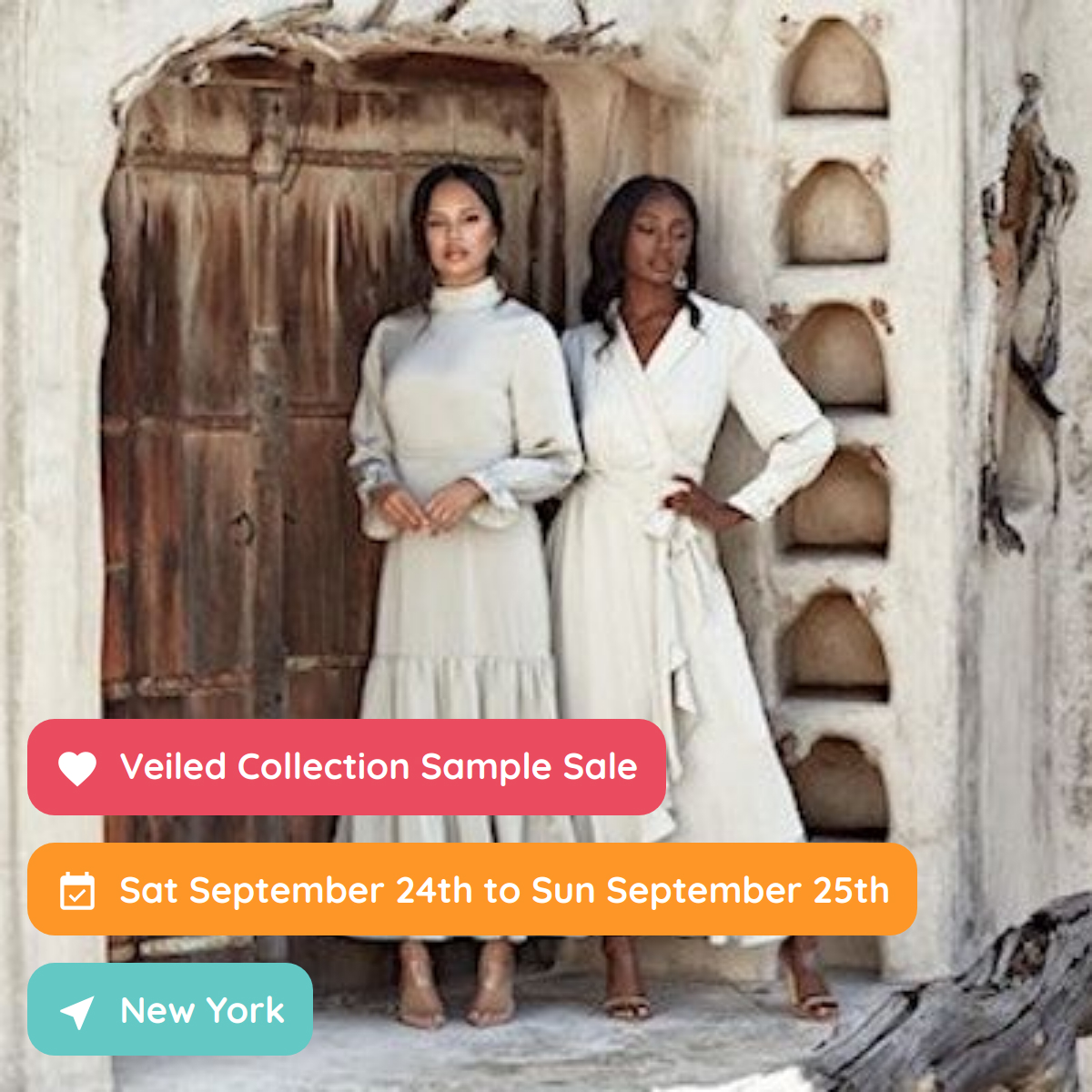 Veiled Collection Sample Sale, New York, September 2022