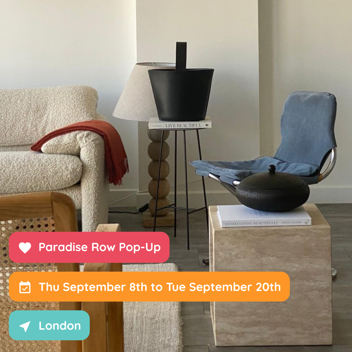Paradise Row Pop-Up, London, September 2022