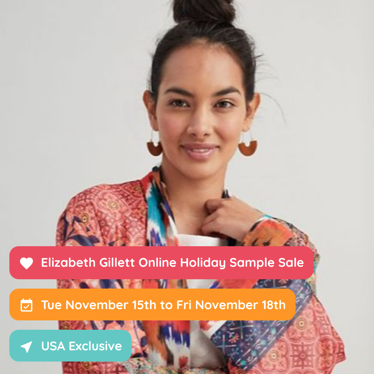 Elizabeth Gillett Online Holiday Sample Sale