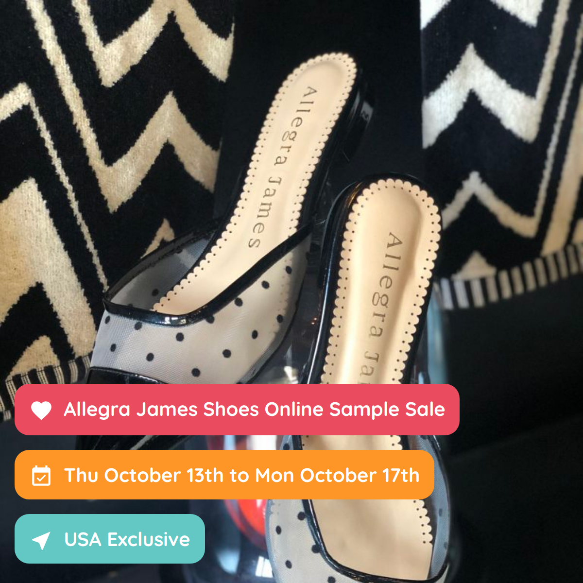 Allegra James Shoes Online Sample Sale