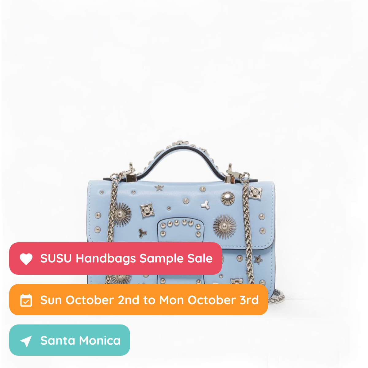 SUSU Handbags Sample Sale, Los Angeles, October 2022
