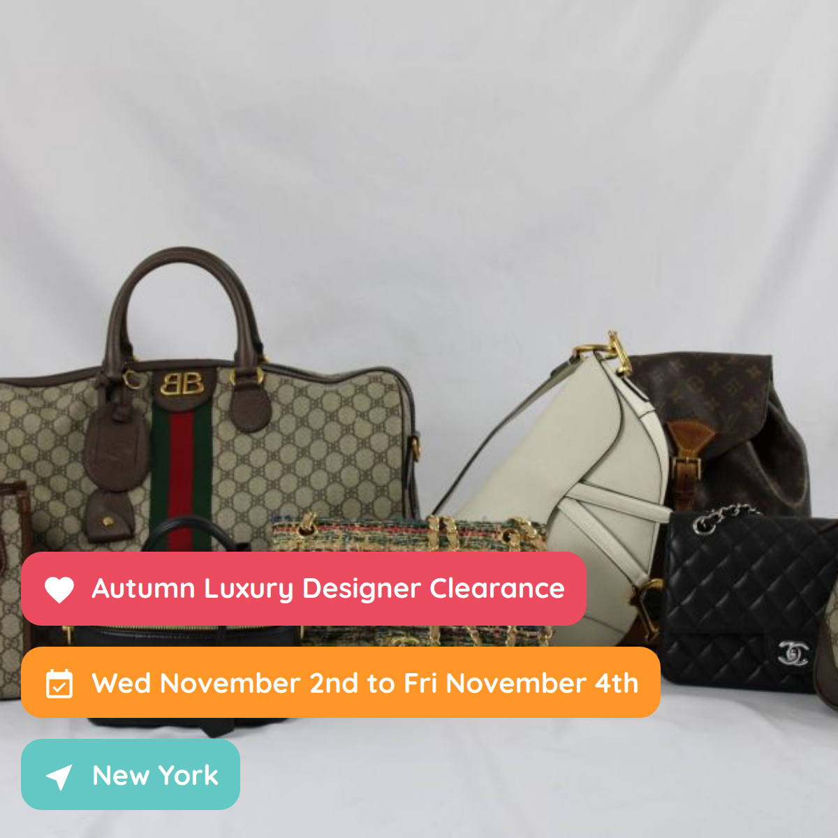 Autumn Luxury Designer Clearance, New York, November 2022