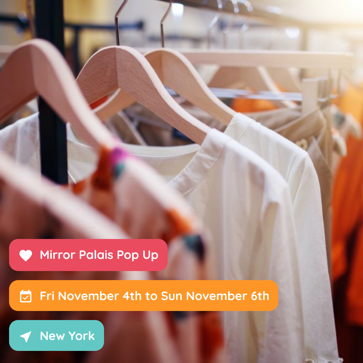 Mirror Palais Pop Up, New York, November 2022